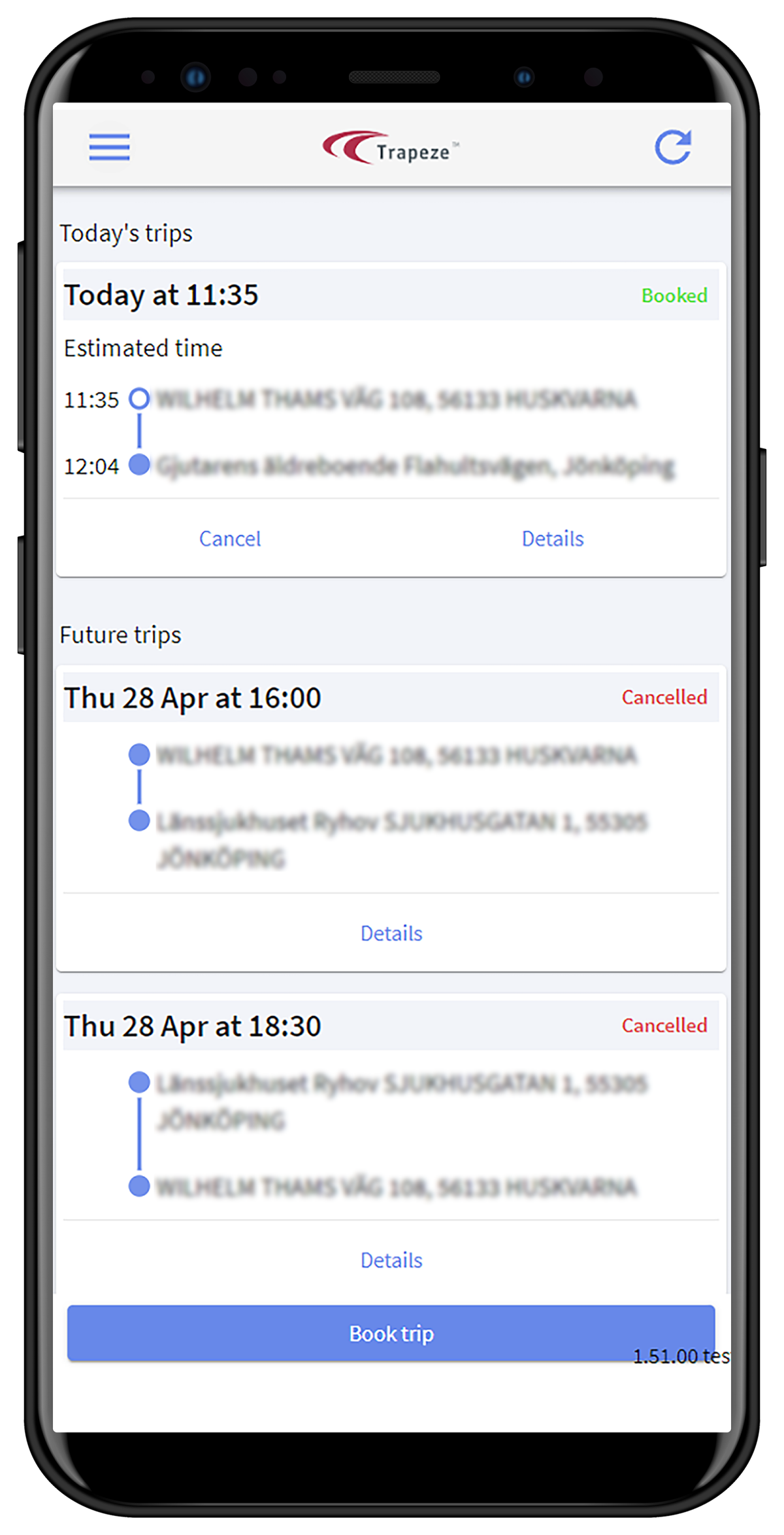 App for Passengers - Voyagerr Demand Response