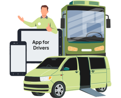 App for Drivers - Voyagerr Demand Response